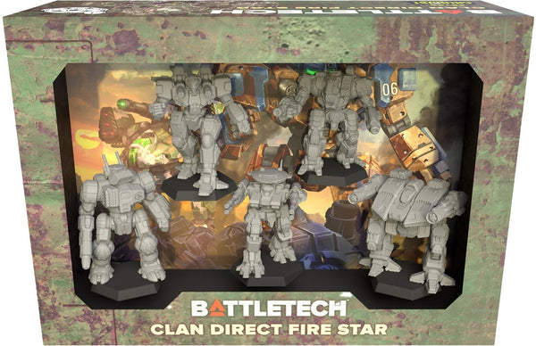 BATTLETECH: Miniature Force Pack CLAN DIRECT FIRE STAR - CAT35760 – LEGENDS WAREHOUSE