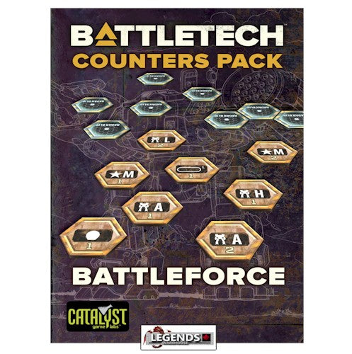 BATTLETECH - COUNTERS PACK - BATTLEFORCE #CAT35190 – LEGENDS WAREHOUSE