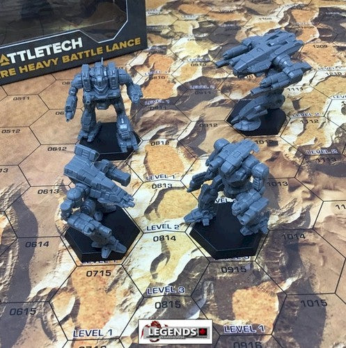BATTLETECH - Miniature Force Pack - Inner Sphere - HEAVY BATTLE LANCE – LEGENDS WAREHOUSE