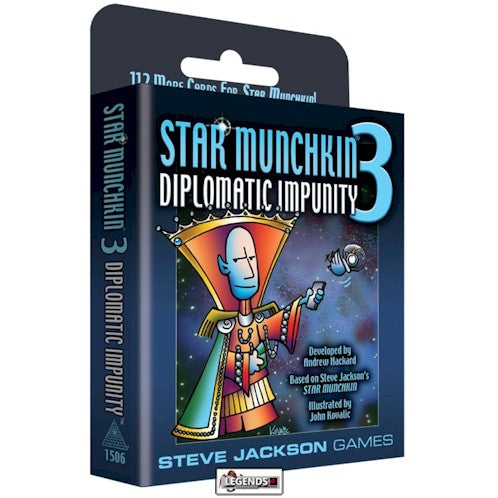 MUNCHKIN - STAR 3 DIPLOMATIC IMPUNITY – LEGENDS WAREHOUSE