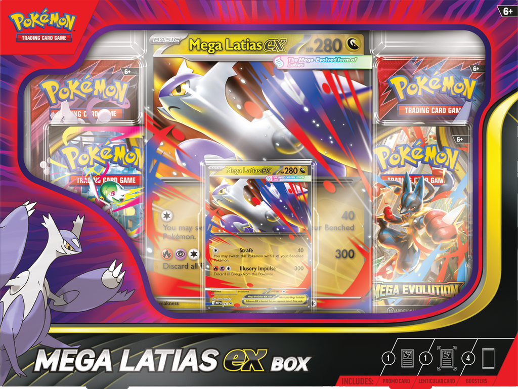 Pokemon Cards Box Pokemon TCG: Mega Latias Ex Box (Releasing 10/10/25 ...