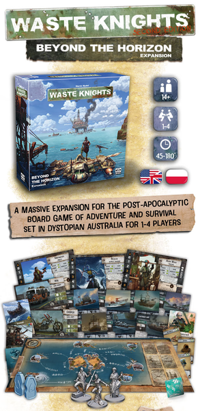 WASTE KNIGHTS 2ND EDITION BEYOND THE HORIZON EXPANSION - NEW RELEASE ...