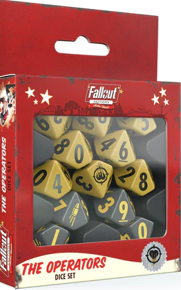 FALLOUT - RPG - FACTIONS DICE SET THE OPERATORS – LEGENDS WAREHOUSE