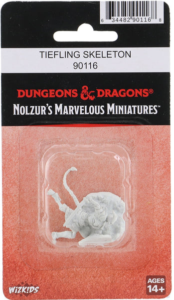 DUNGEONS & DRAGONS - UNPAINTED MINIATURES: TIEFLING SKELETON (WAVE 23 ...