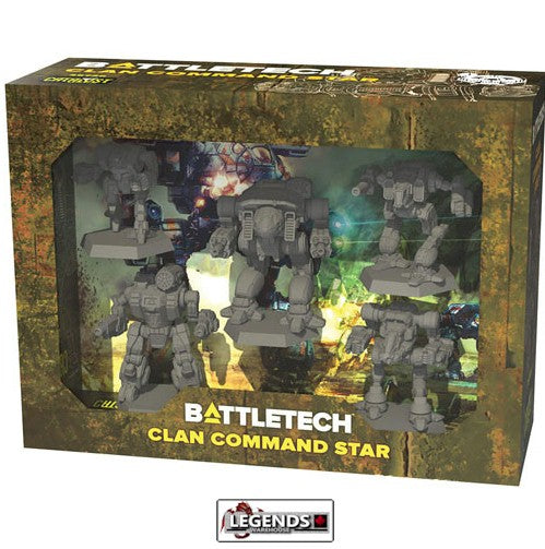 BATTLETECH - Miniature Force Pack - Clan Command Star – LEGENDS WAREHOUSE