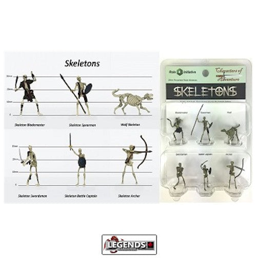Characters of Adventure - SKELETONS - SET A – LEGENDS WAREHOUSE